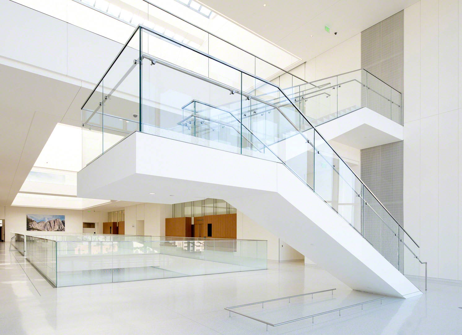 Commercial Glass Handrails and Stairwells | Arrow Glass and Mirror