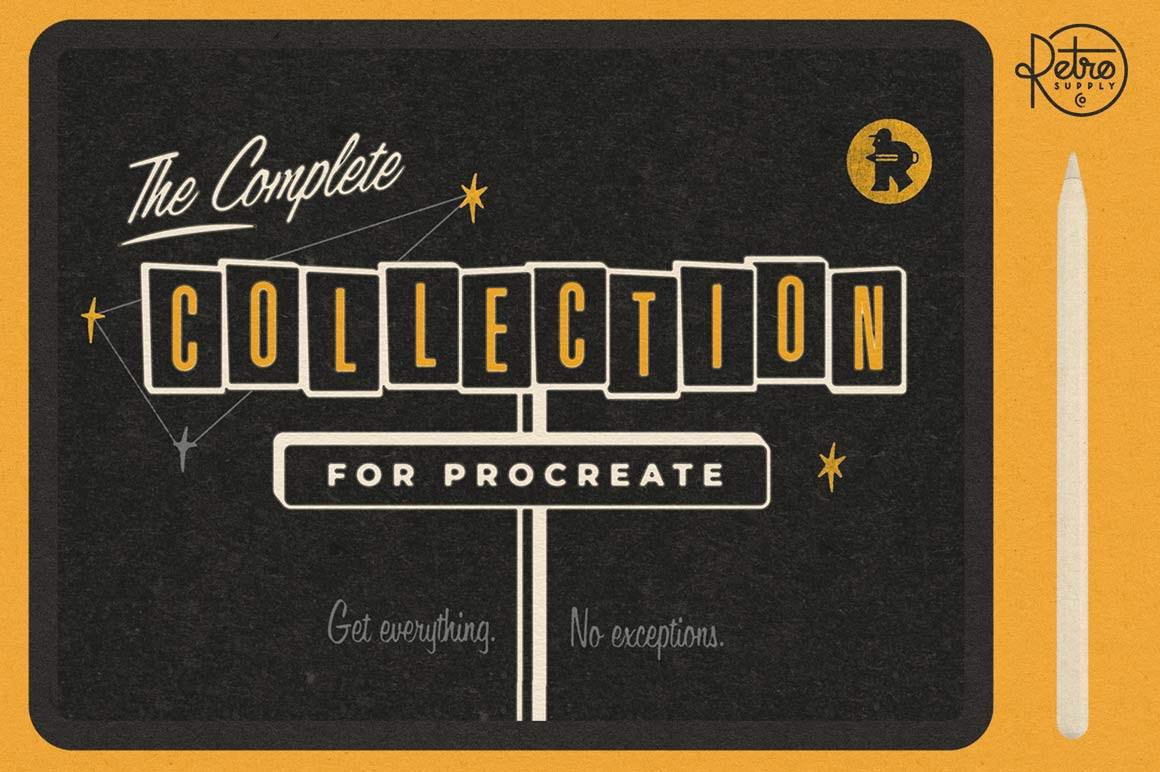 RetroSupply Co – Digital Art Brushes & Textures for Illustrators