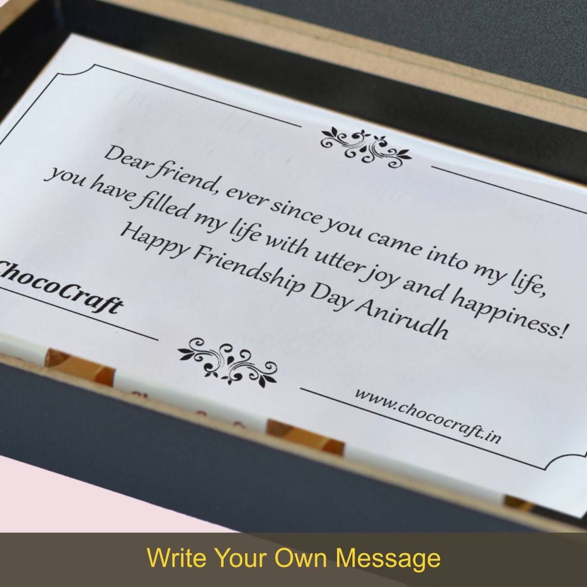 Special Personalised Chocolates for Friendship Day (with Wrapped Choco ...