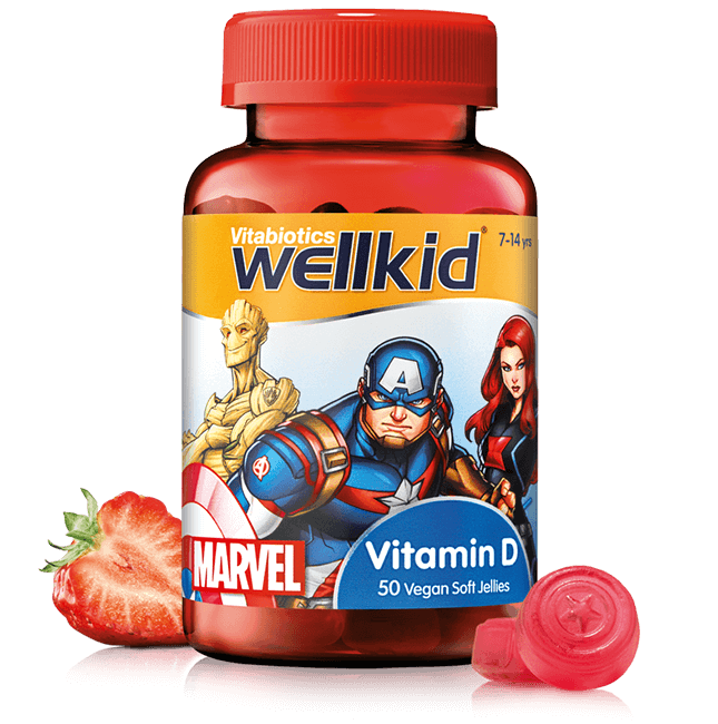 Wellkid® Marvel Vitamin D Soft Jellies By Vitabiotics