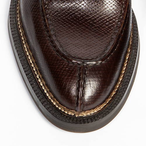 Enzo Bonafe Art. 2475 Norwegian Split-Toe Derby In Horween Enzo Bonafe Art. 2475 Norwegian Split-Toe Derby In Horween