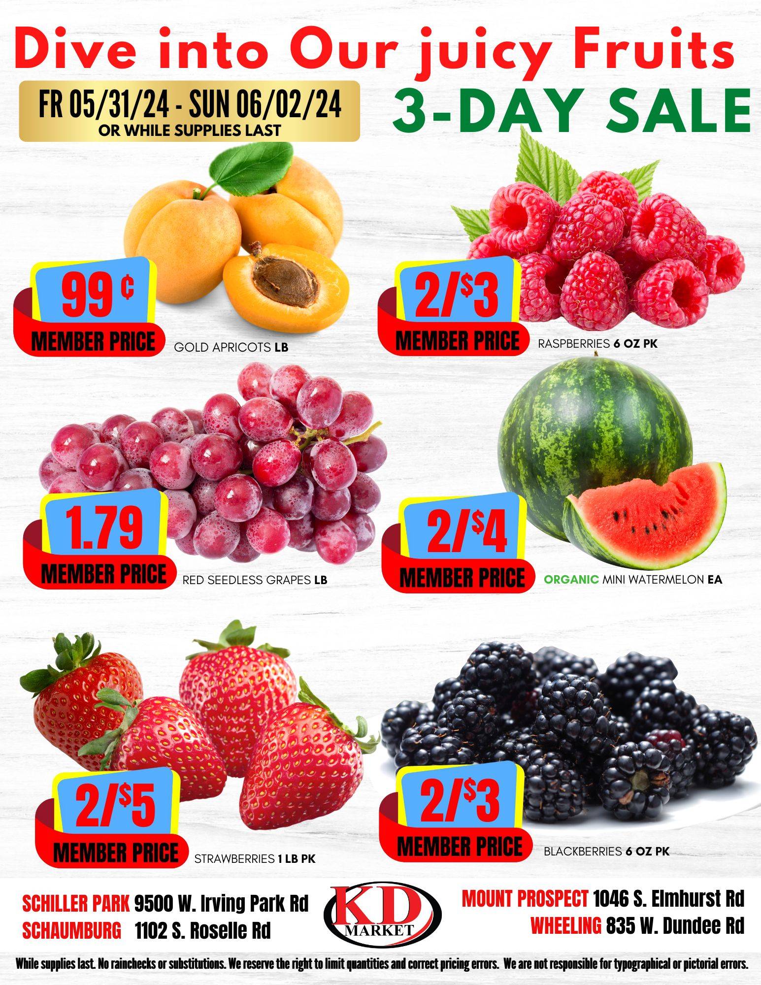 Weekly Deals – KD Market