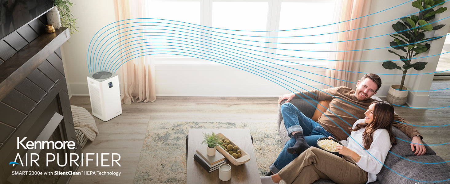 Kenmore SMART 2300e Air Purifier with SilentClean™ HEPA Technology