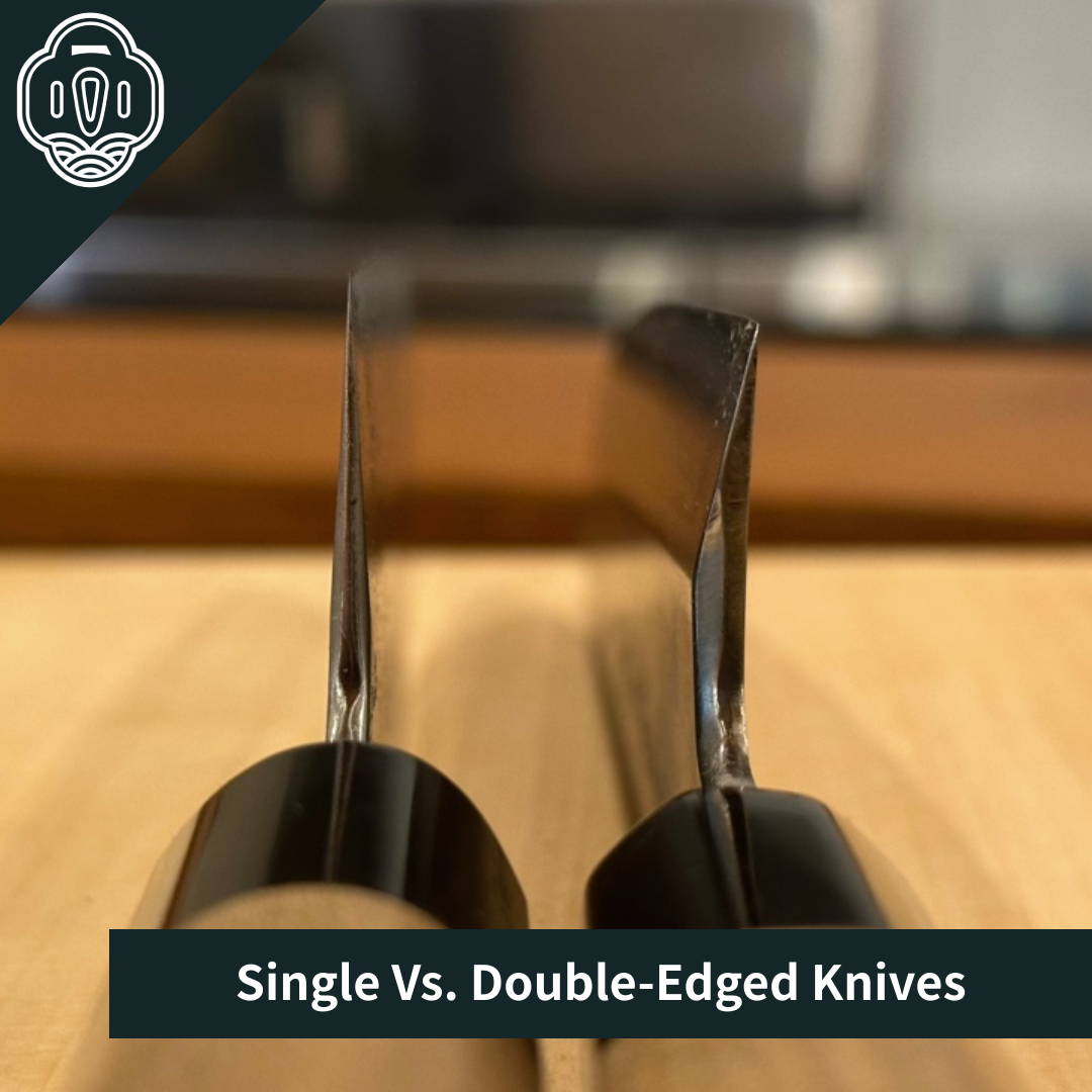 Single Vs. Double-Edged Knives – SAKAI ICHIMONJI MITSUHIDE