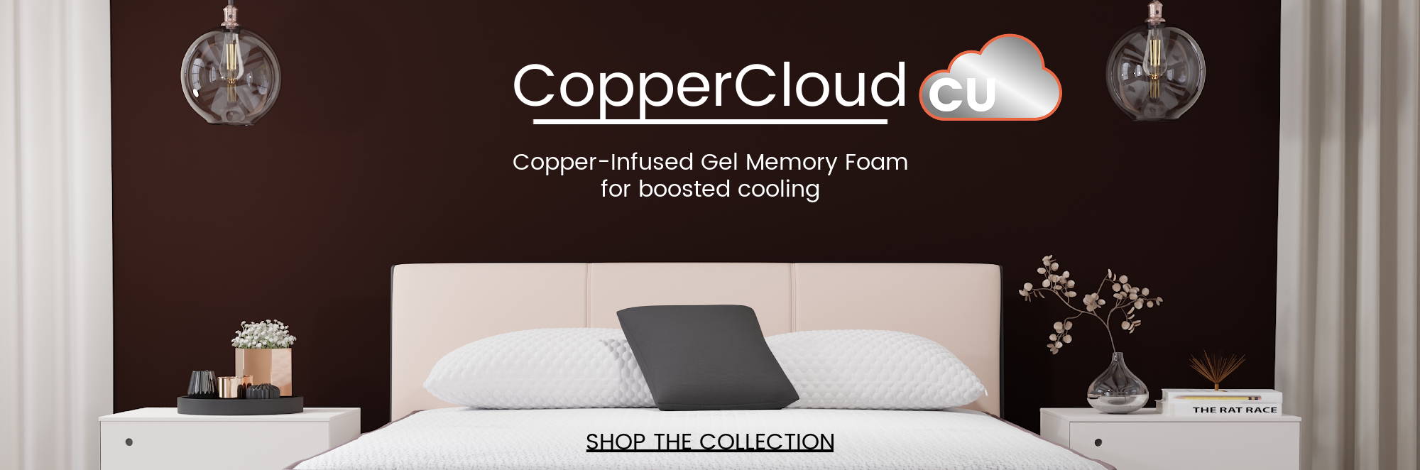 Ergo-Pedic Sleep: Copper + Hemp-Extract Infused Gel Memory Foam ...