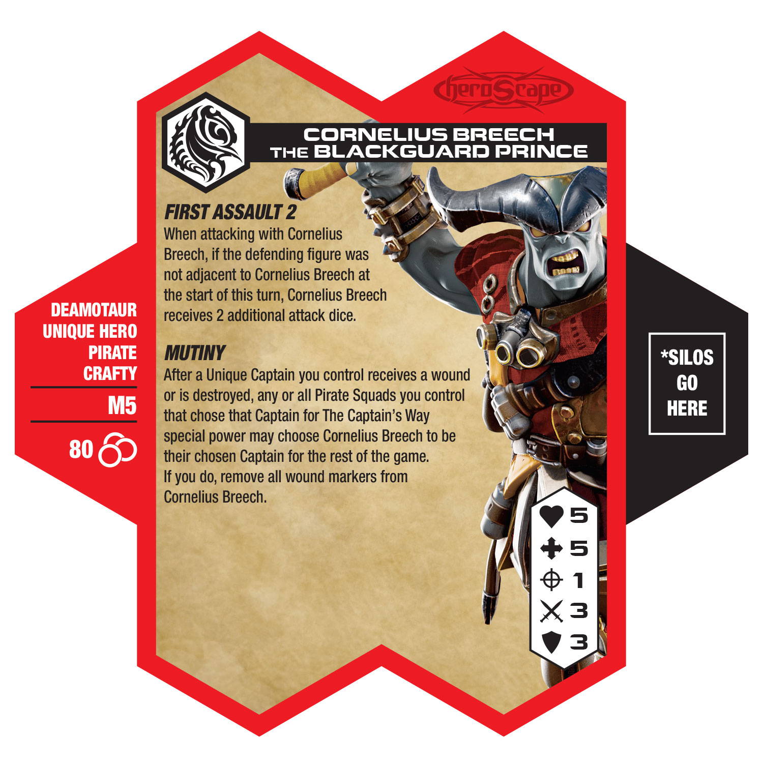 AoA Unit Discussion: Cornelius Breech | Heroscape Master Set: Age of ...