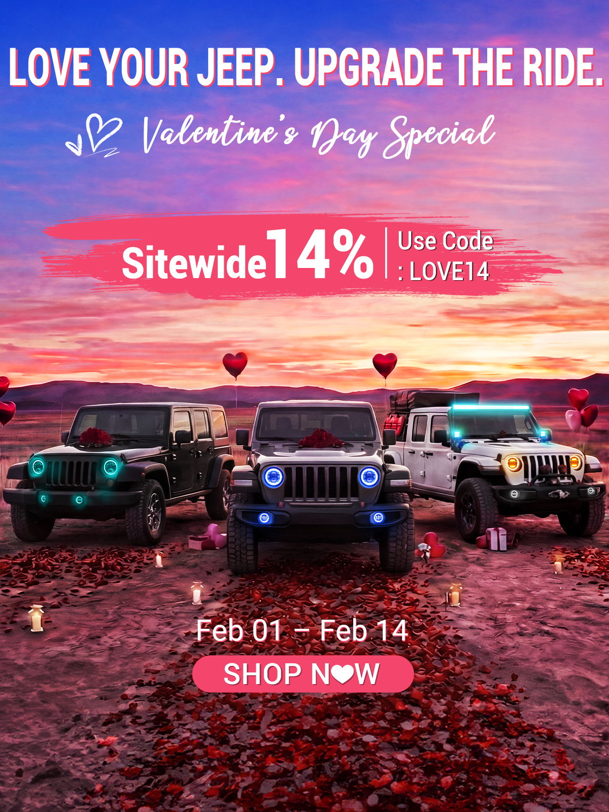 Jeep Valentine's Day Sale 2026