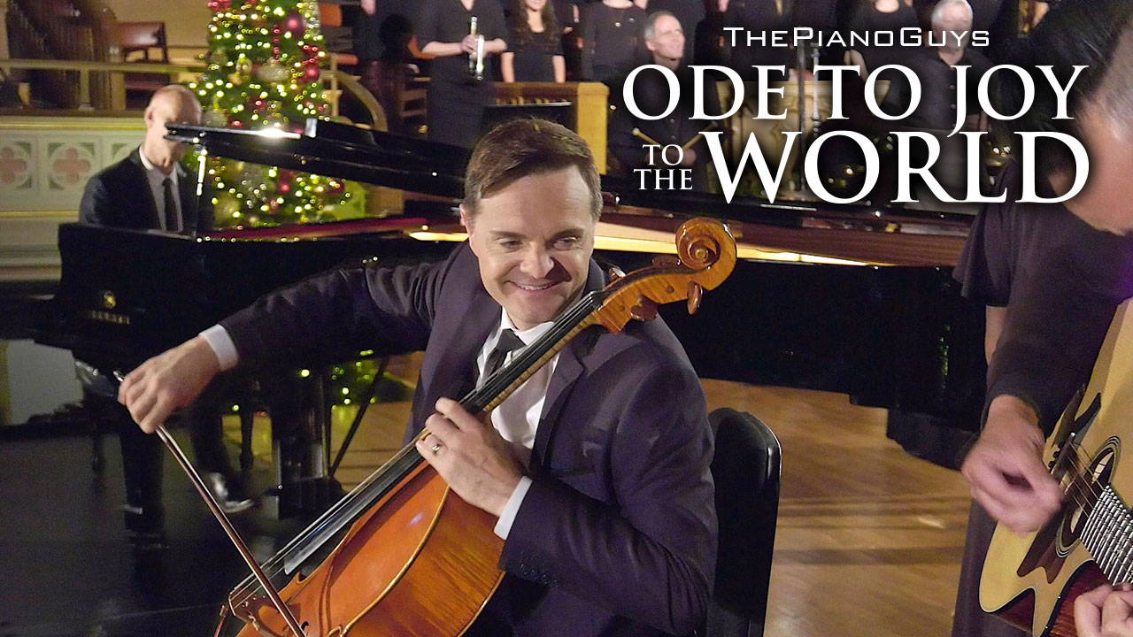 Ode to Joy to the World (with Choir & Bell Ringers) - The Piano Guys