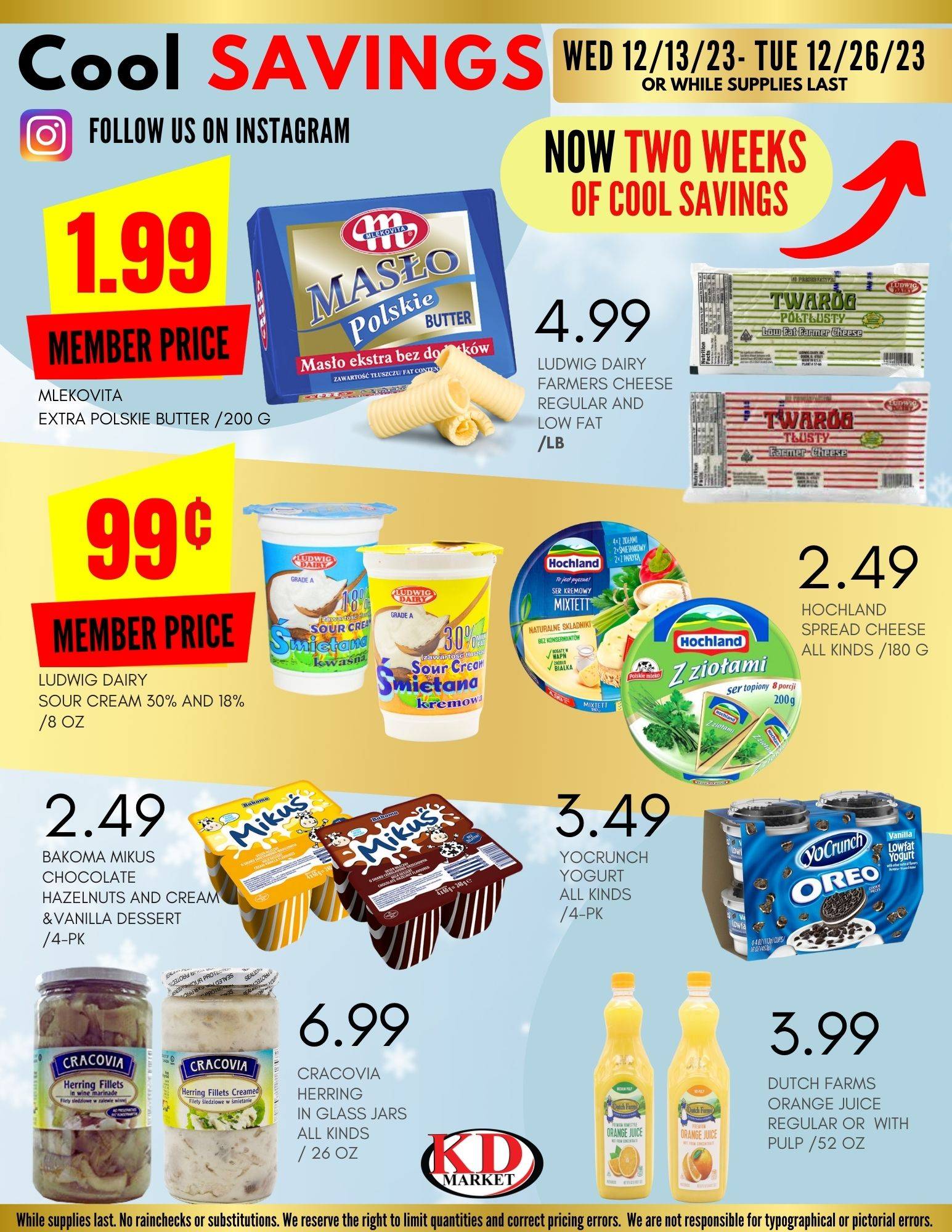 Weekly Deals – KD Market