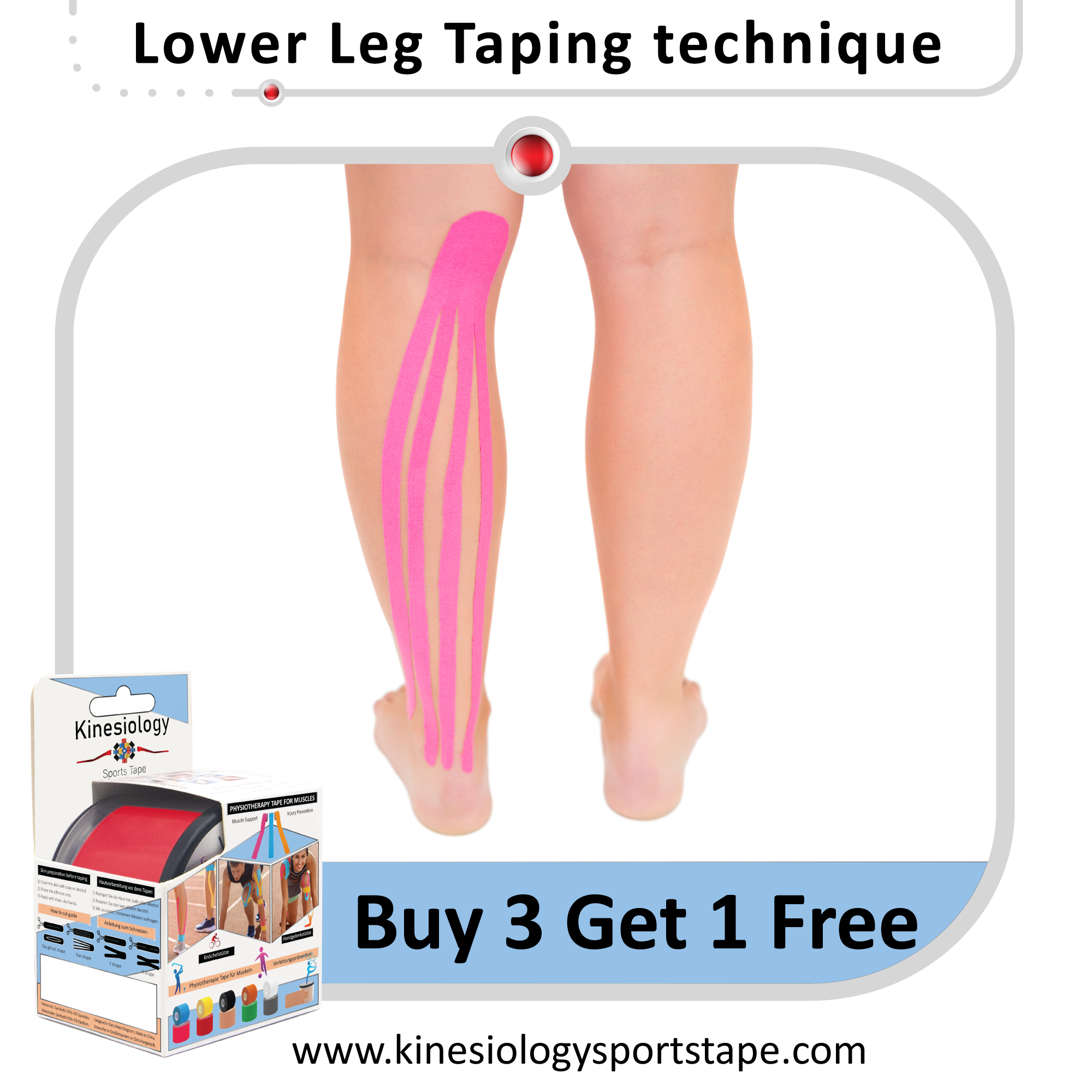 Lower Leg Pain – Kinesiology Sports Tape