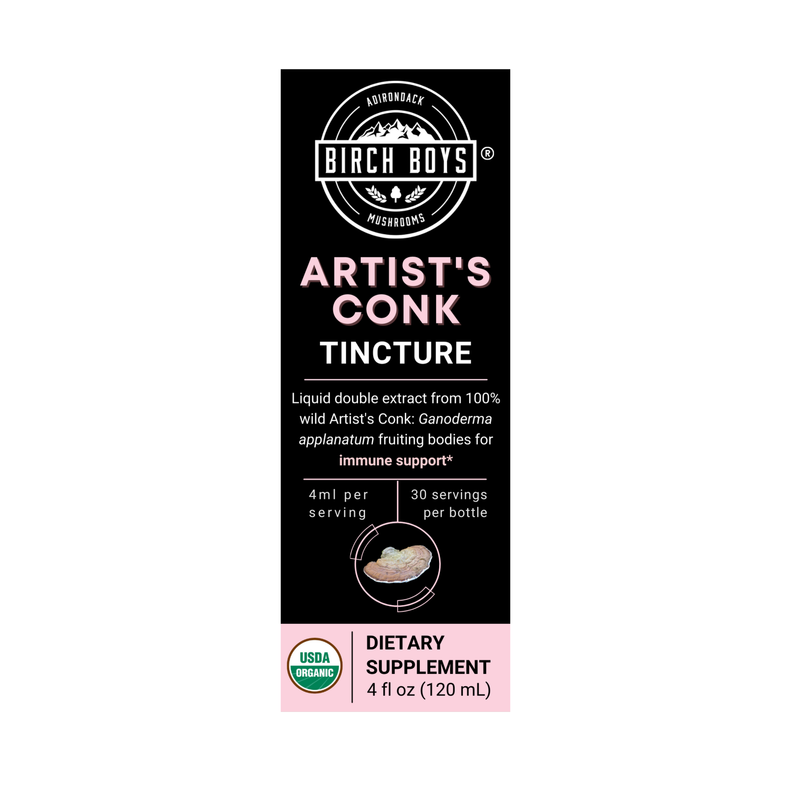 Wild Artist's Conk Tincture | Potent Double Extract | Birch Boys ...