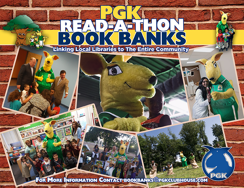 PGK Read-A-Thon Book Bank Presentation – The PGK Clubhouse Megastore