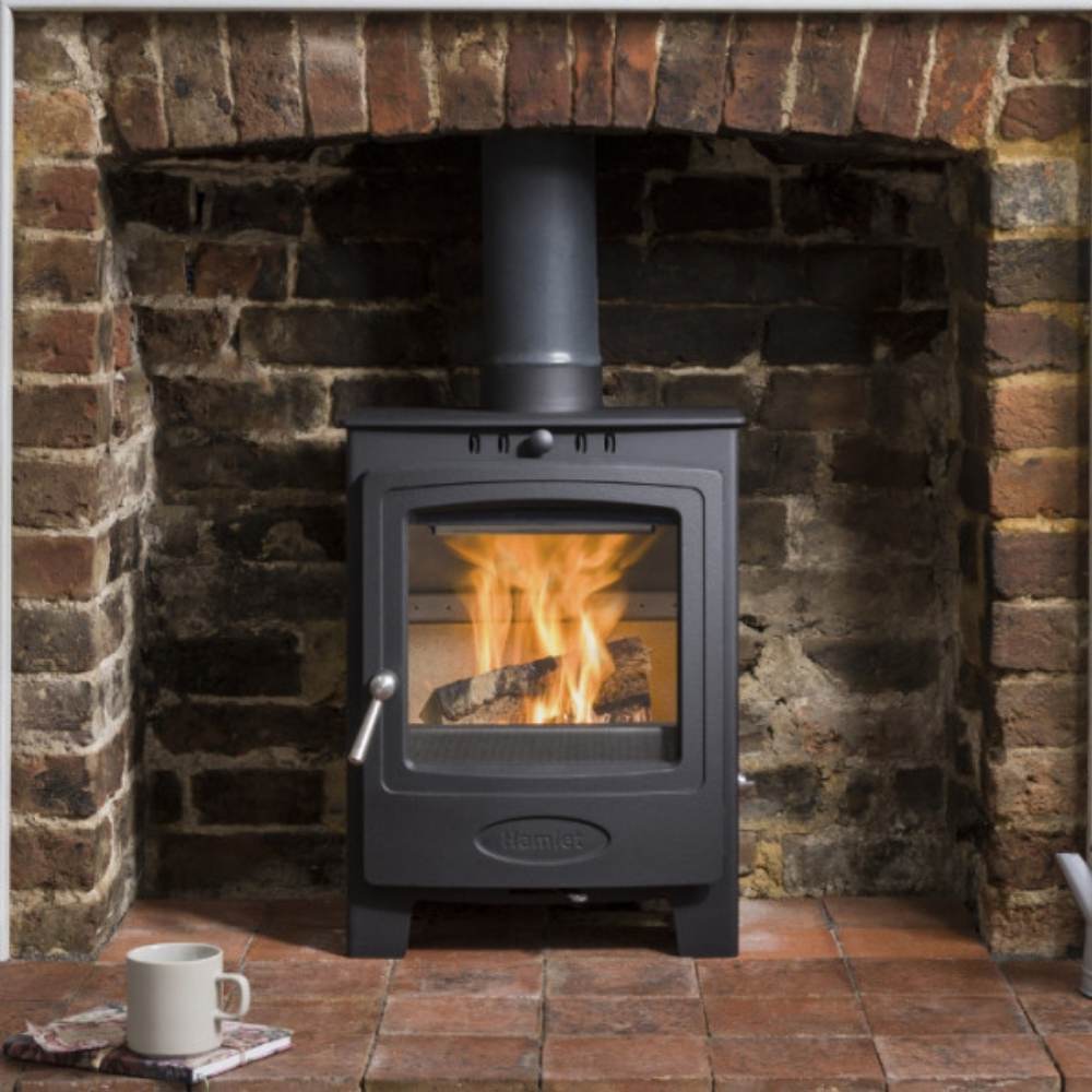 Hamlet Solution 5 Multifuel Wood Burning Stove 5kW S4 British ...