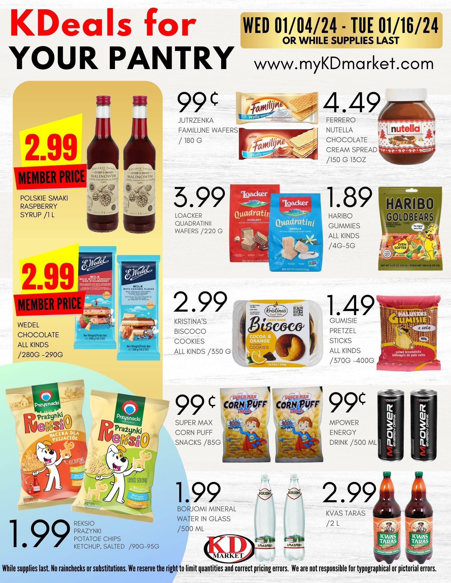 Weekly Deals – KD Market