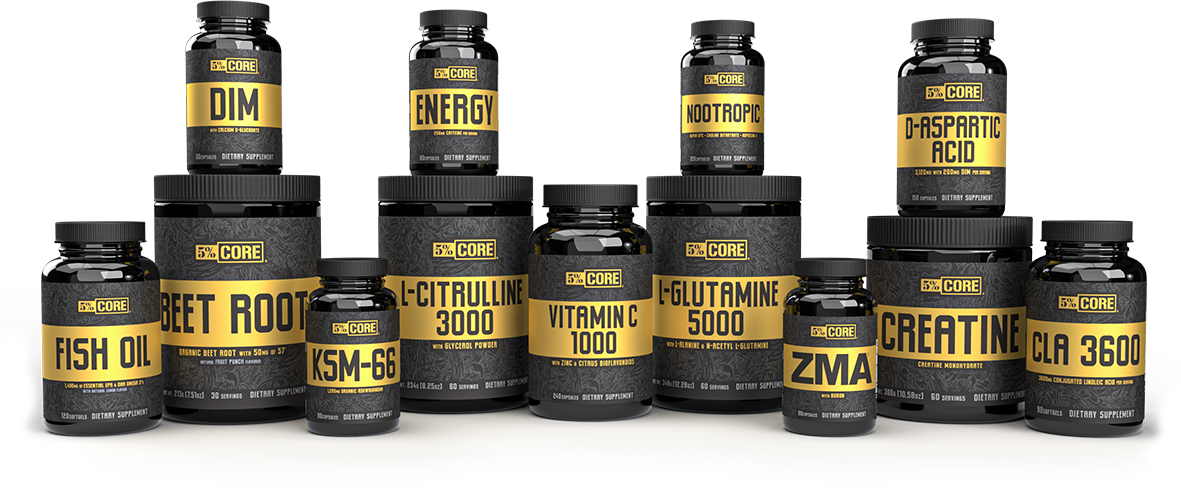 About 5% Nutrition | Est. 2014 by Bodybuilder Rich Piana
