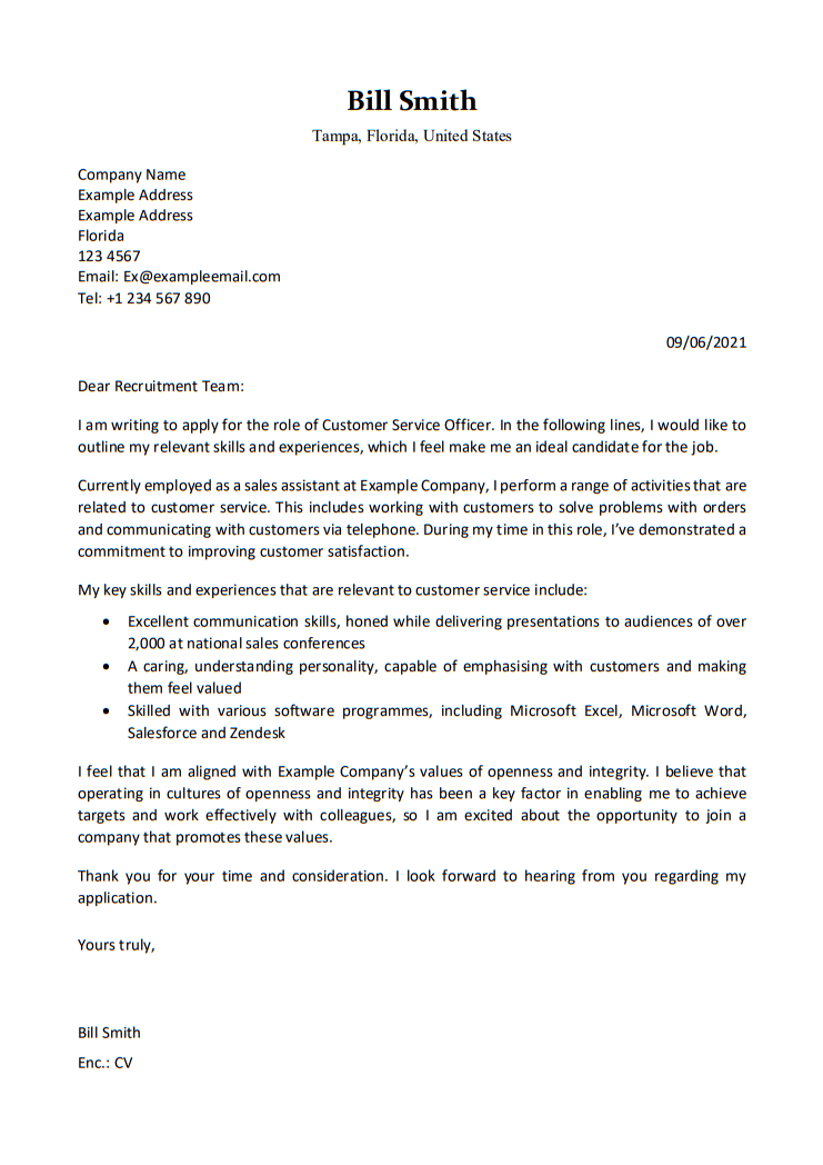 Customer Service Cover Letter Examples Clearance Vintage Save 65 