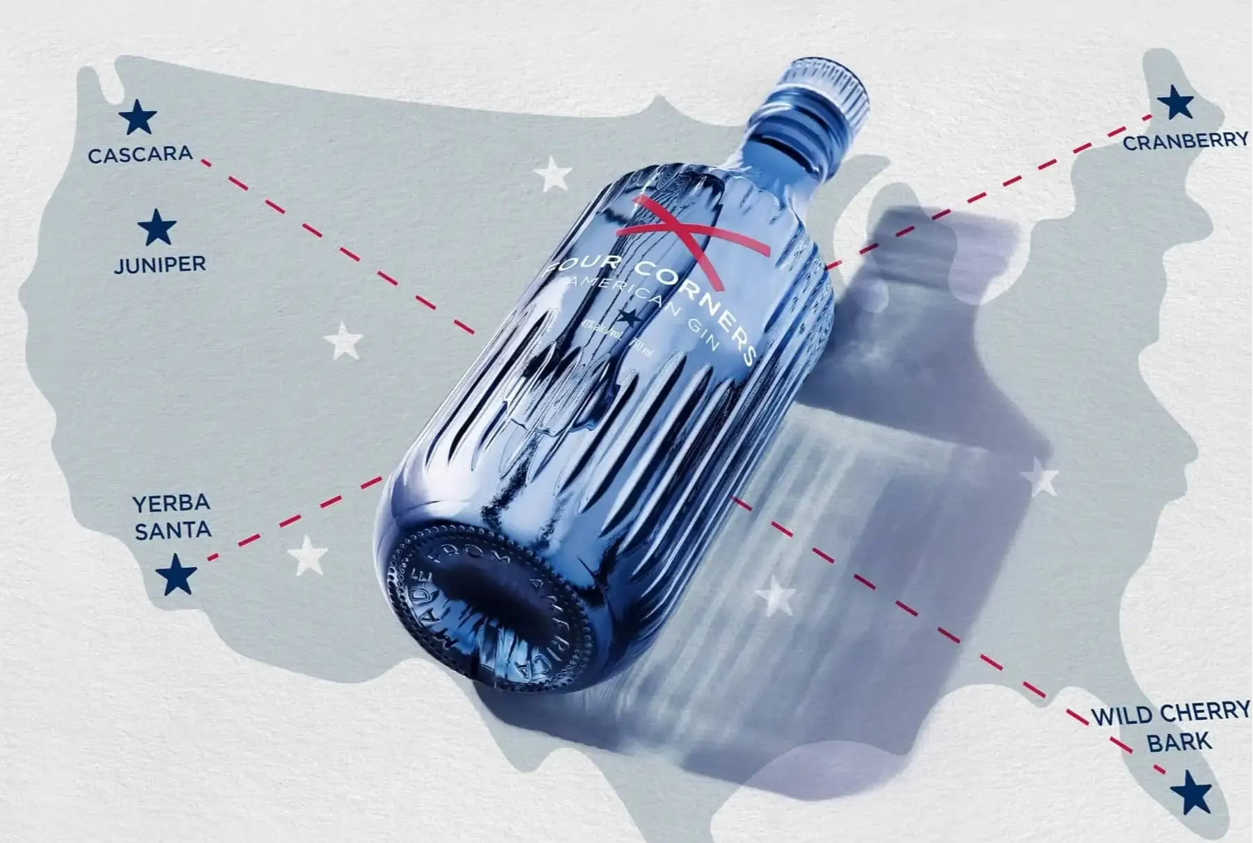 Distinctive Gin Bottle Blends Art Deco With Seltzer Decanter