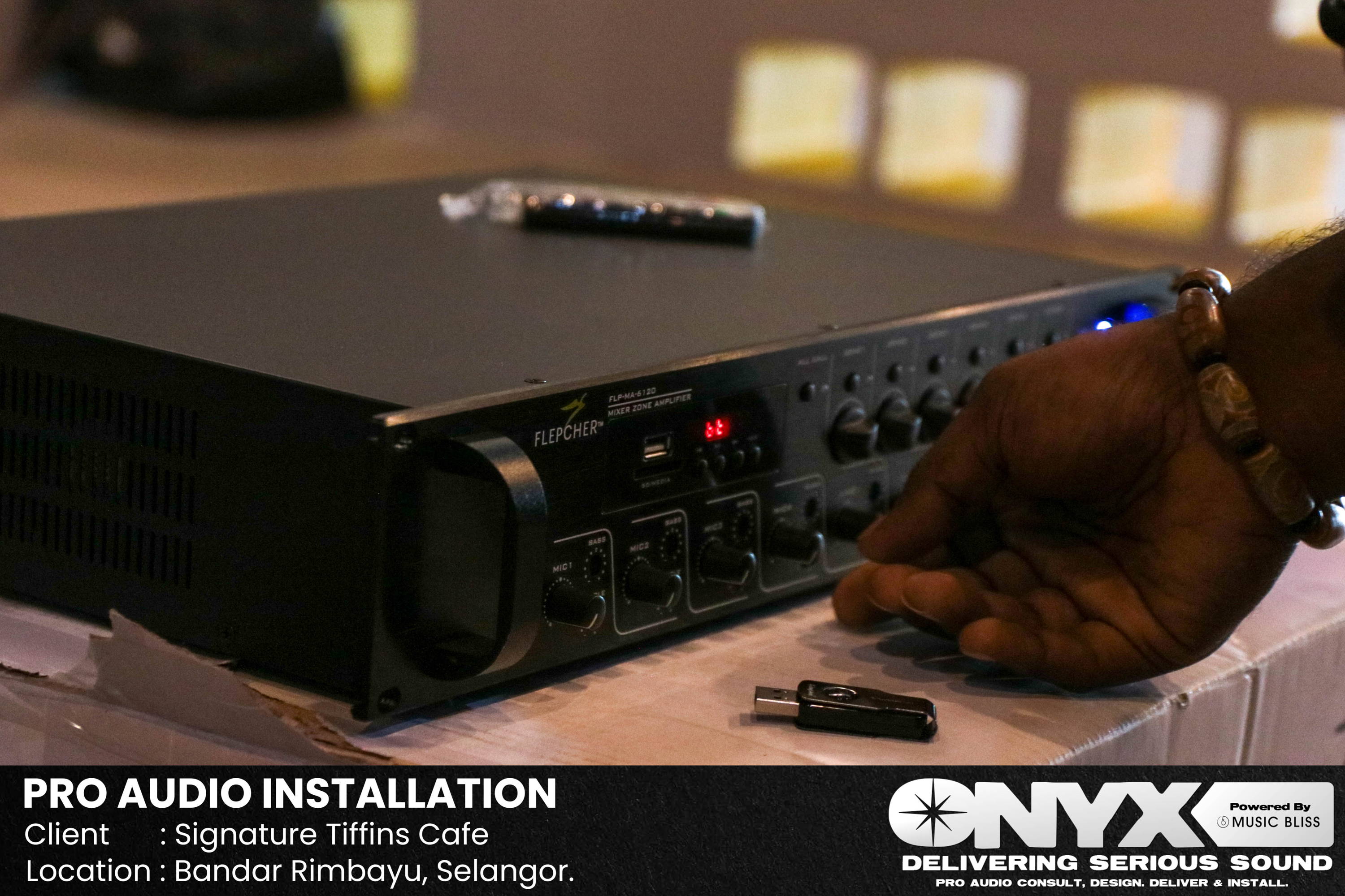 Onyx PA System & Audio Installation Project | Music Bliss Malaysia
