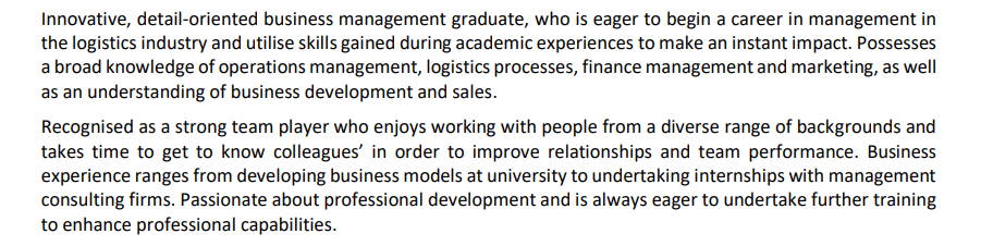  Personal Career Statement Examples Key To Writing Better Career Change Personal Statements 